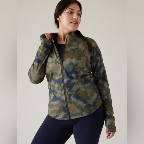 Athleta | Jackets & Coats | Nwt Athleta Salutation Jacket In Topiary ...
